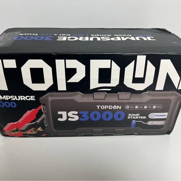 Topdon | Other | Topdon Boost Pro Js300 Gb50 3000 Amp 12volt Safe Ultra ...